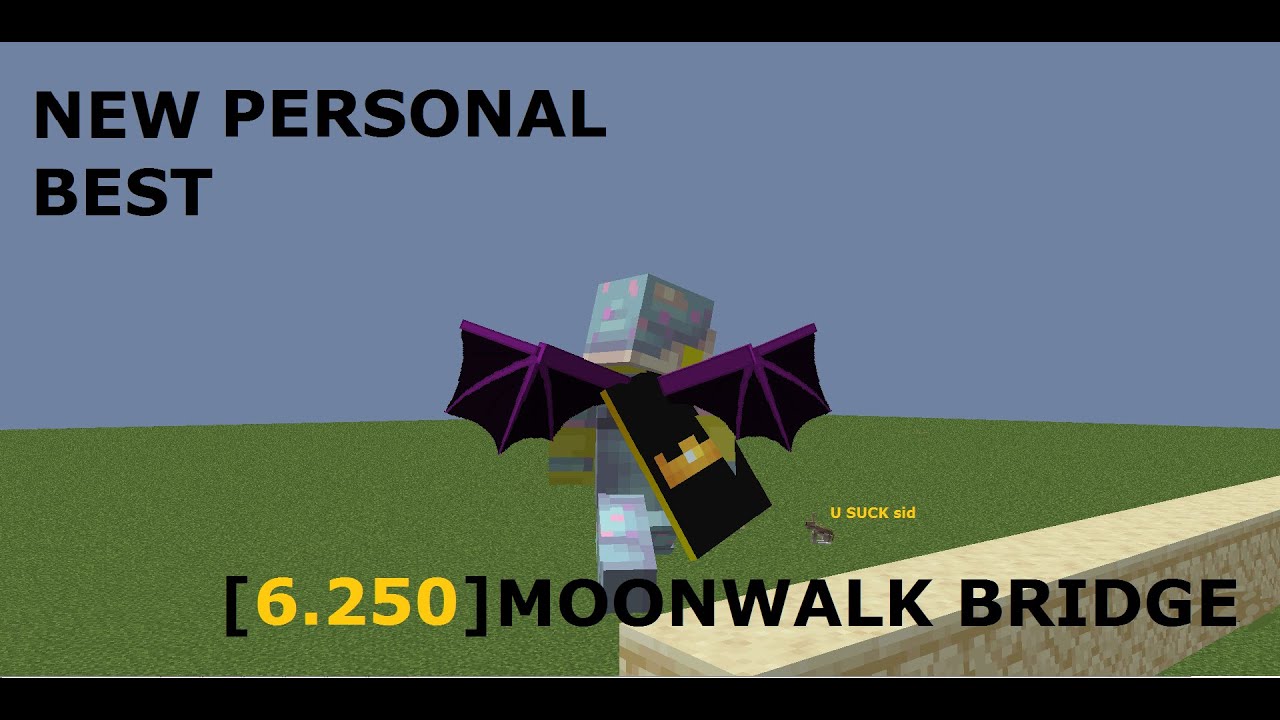 My first moonwalk bridge on BridgerLand - YouTube