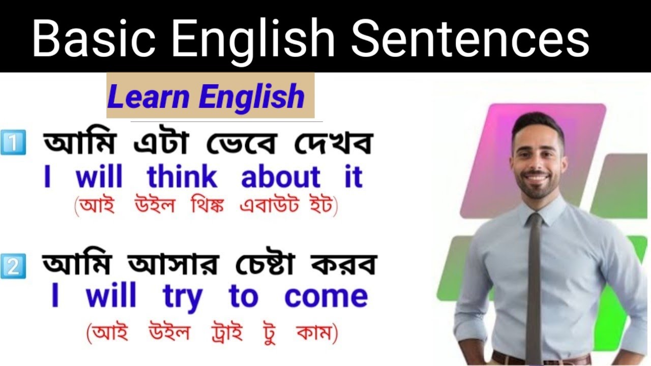 Easy English Sentences For Daily Use ️ Real Life Spoken English ...