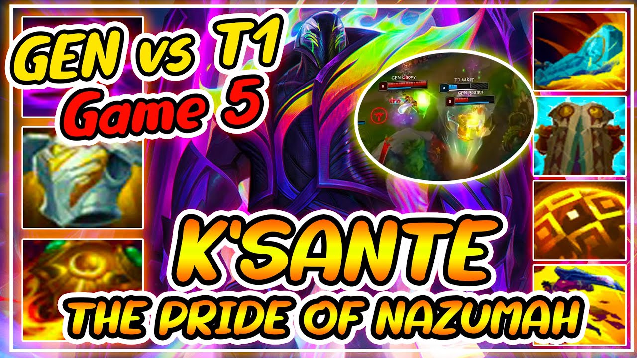 LOLTH : GEN.G vs T1 Game 5 (เกมคุณภาพ) - YouTube