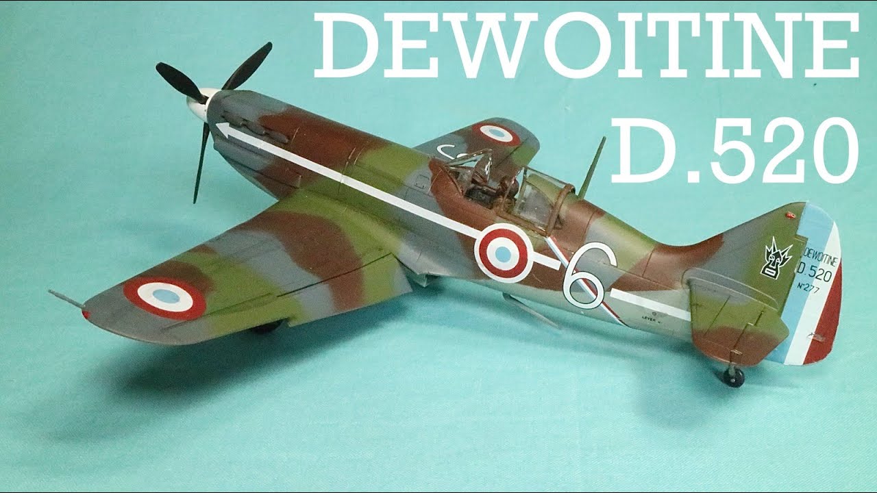 DEWOITINE D.520 (TAMIYA 1:48) - YouTube