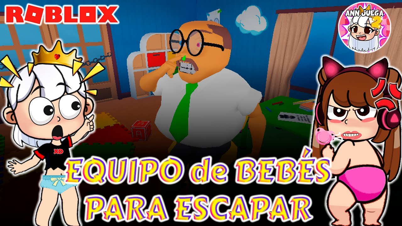 Somos el EQUIPO de BEBÉS en Roblox!! Escapamos de la guardería: Trabajo en Equipo - YouTube