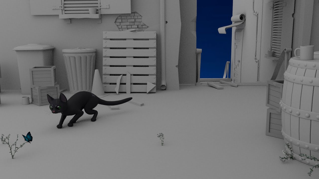 Cat animation using MAYA by Kaya Akinci - YouTube