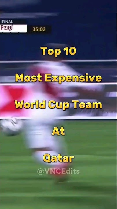 10 Most Expensive World Cup Team at Qatar 2022 #shorts #top10 #football #expensive #worldcup # ...