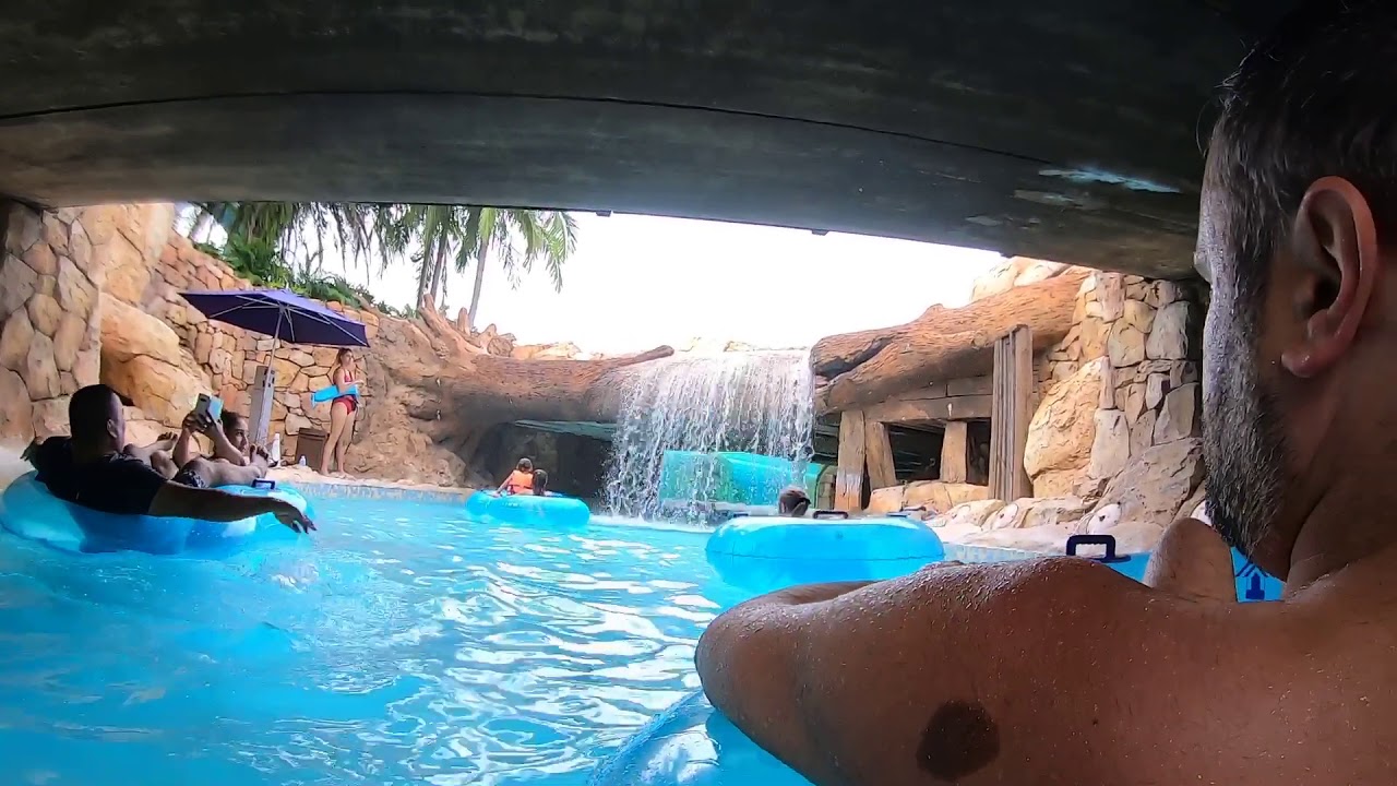 Floating around at aquatica Florida - YouTube