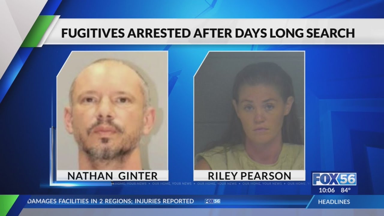 Nathan Ginter, Riley Pearson arrested in Scott County after days-long manhunt - YouTube