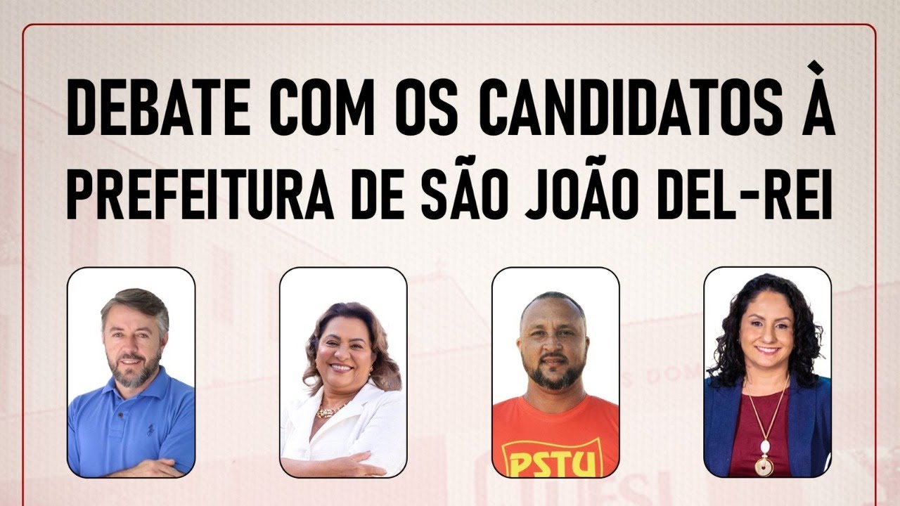 PRIMEIRO DEBATE COM CANDIDATURAS À PREFEITURA DE SJDR (10/9) - YouTube