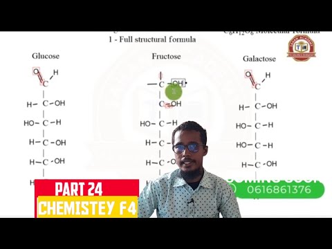 CHEMISTRY F4 | 024 | STRUCTURE OF MONOSACCHARIDES | FULL STRUCTURAL ...