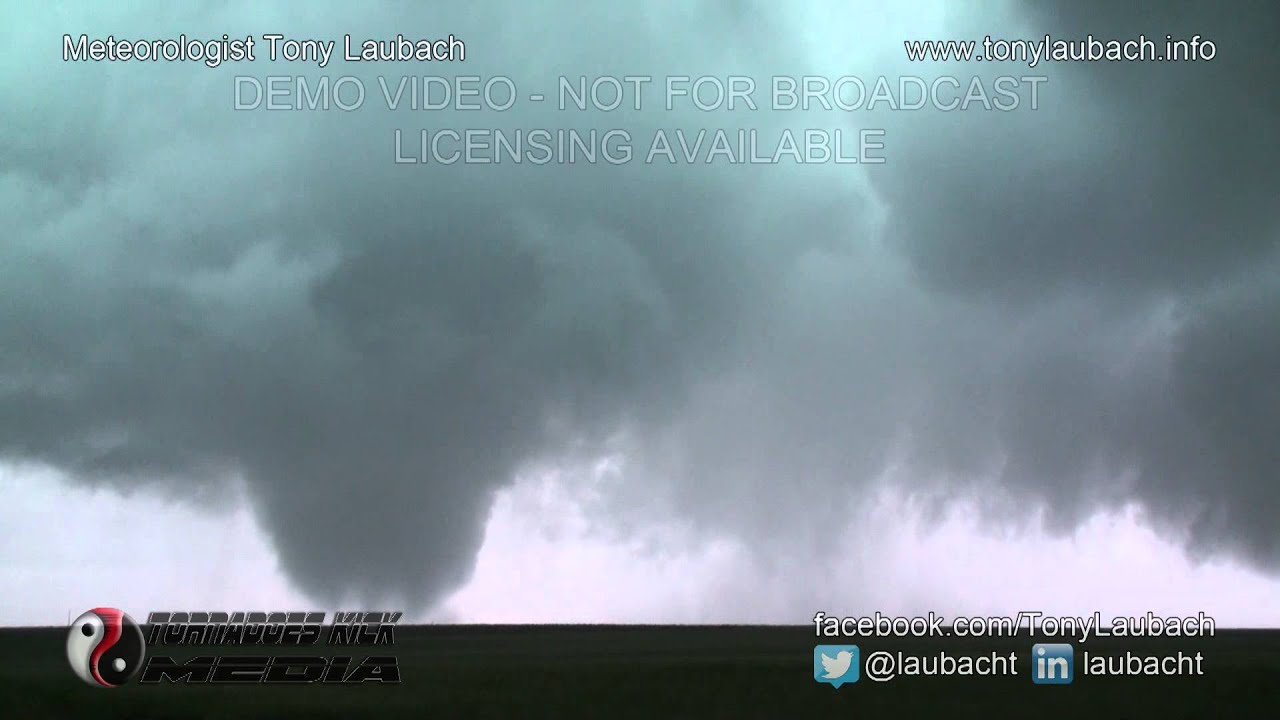 Large Tornado With Smaller Twister Next To It - 6/5/2015 Arickaree, CO ...