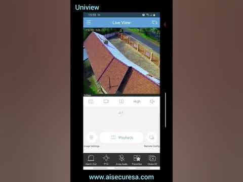 Uniview - EZview app basic operation - YouTube