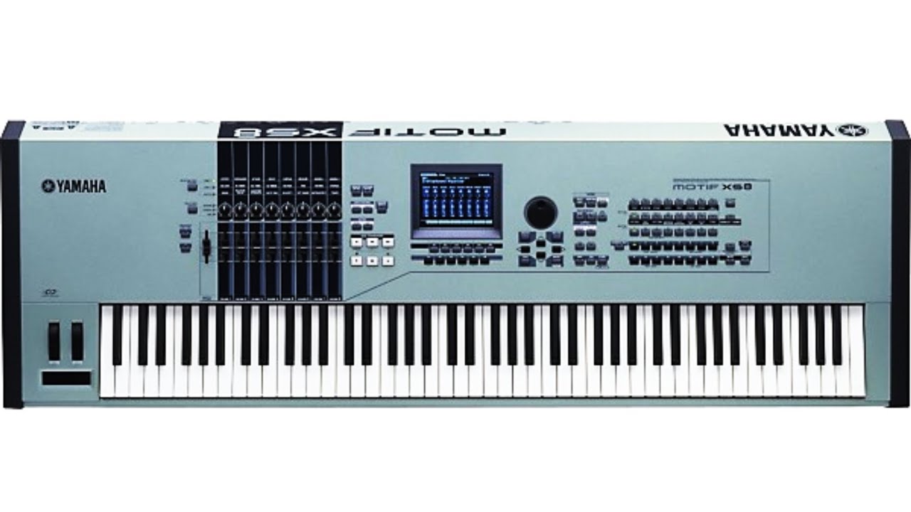 YAMAHA MOTIF XS8 PIANO & LAYERED SOUNDS - YouTube