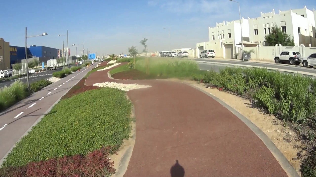 Festival City - Cycling path - Doha (Qatar) - YouTube