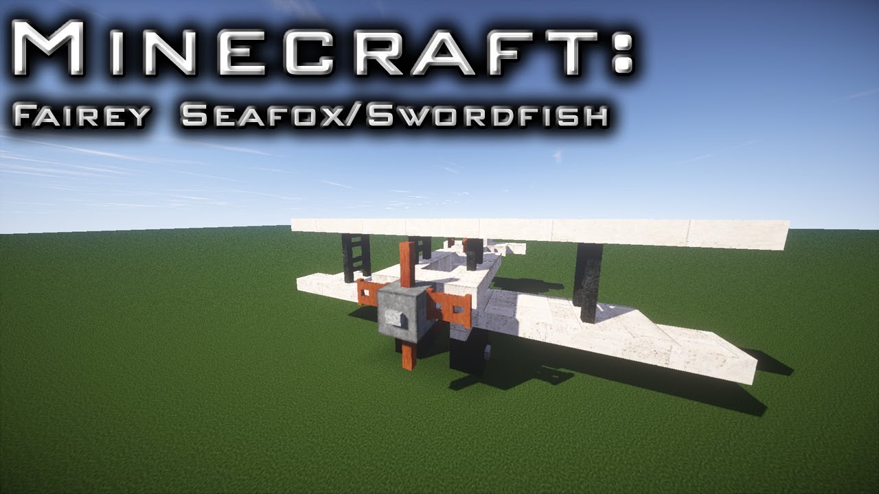 Minecraft: Fairey Seafox / SwordFish Tutorial - YouTube