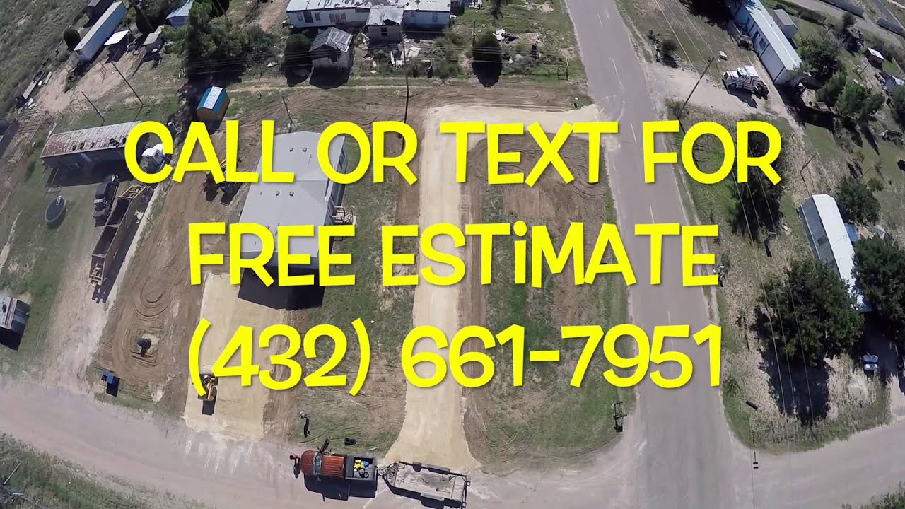 Caliche Services of midland tx - YouTube