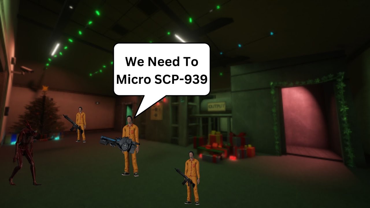 SCP SL Eliminating SCP-939 With A Micro And With the Help Of My Team ...