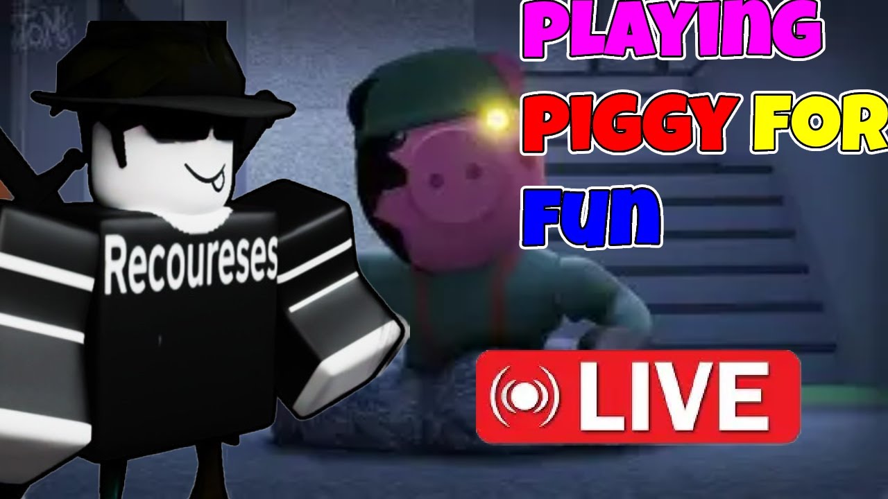 playing piggy plus trying a new skin out - YouTube