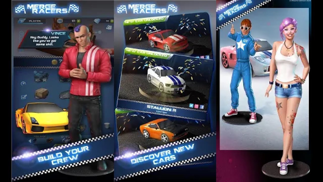 Merge Racers: Idle Car Empire + Racing Game (Unreleased) GamePlay ...