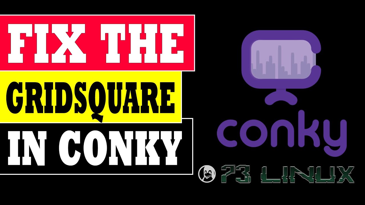 Gridsquare in Conky :: 73Linux - YouTube