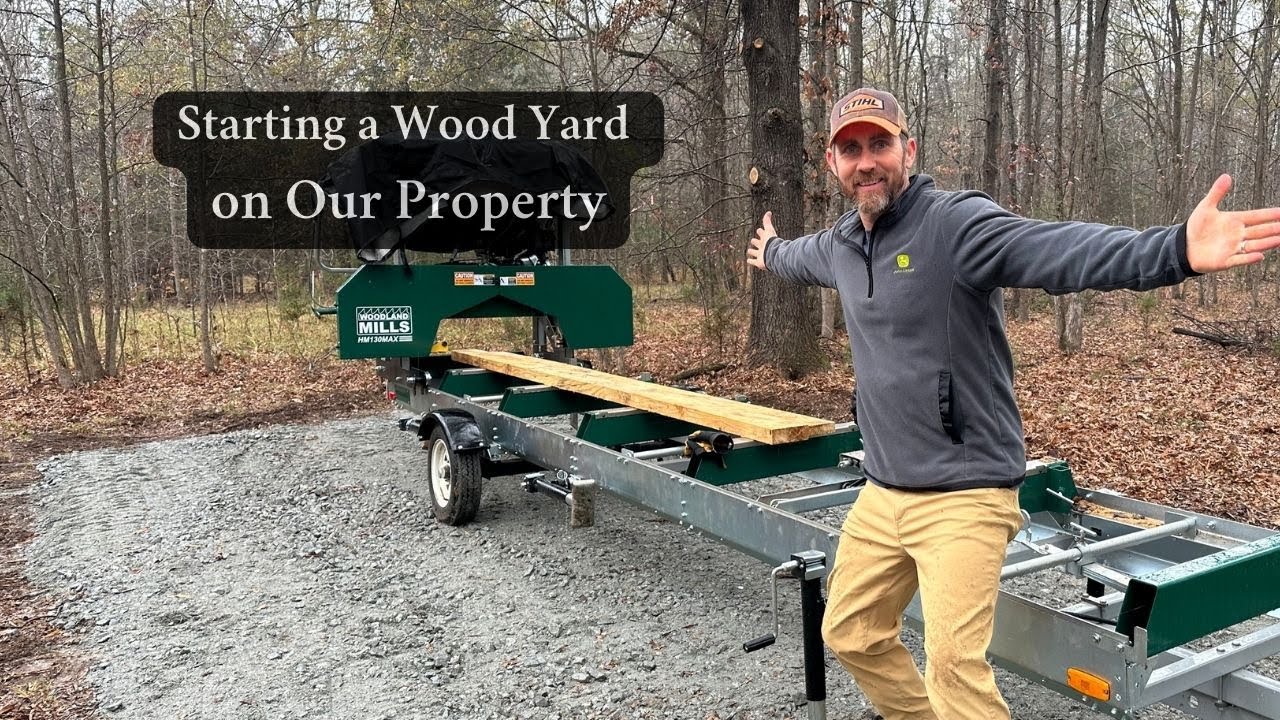 Wood Yard Setup - YouTube