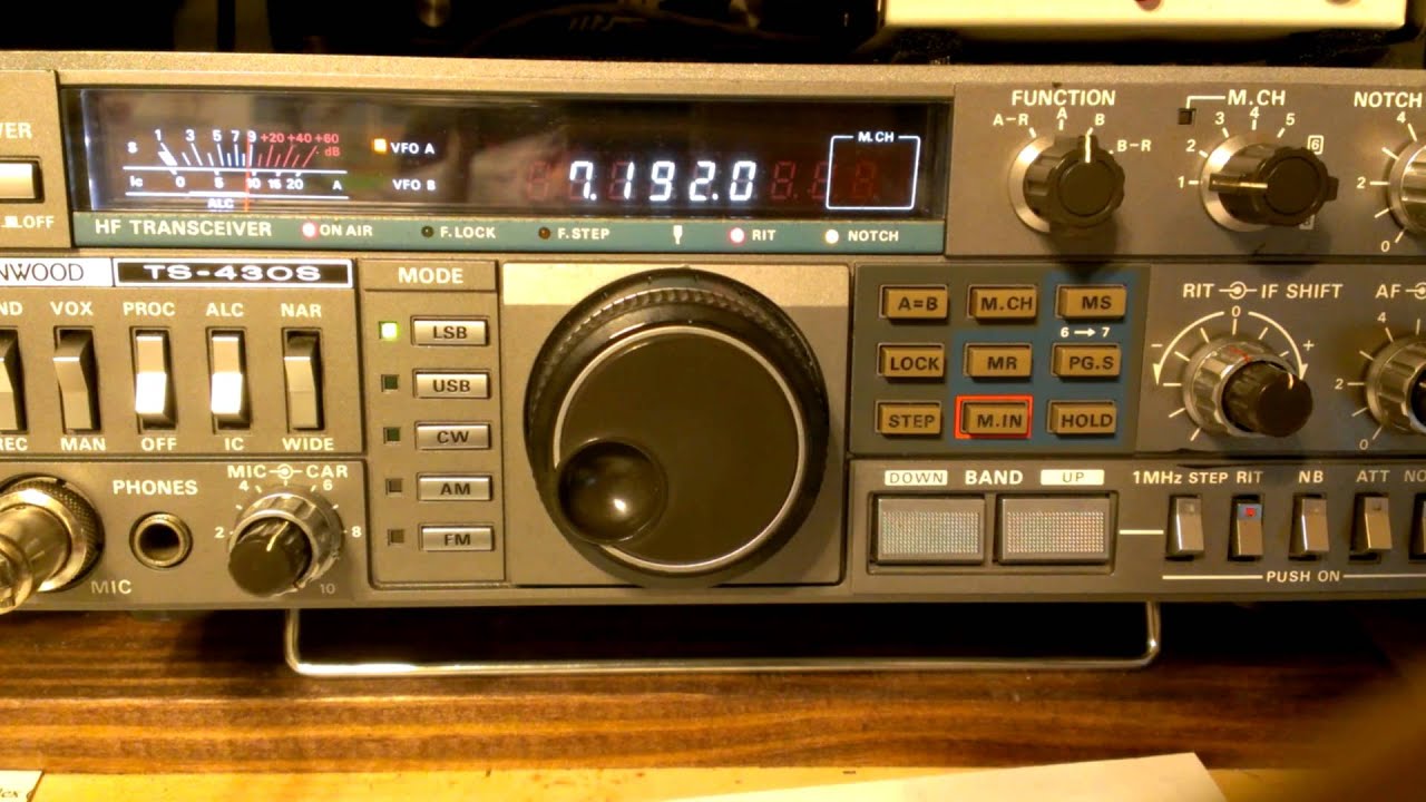 Kenwood TS 430S - YouTube