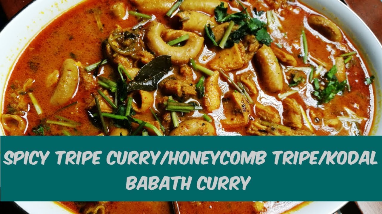 #SpicytripeCurry#Honeycombtripe/Kodal Babath curry lankan food-By ...