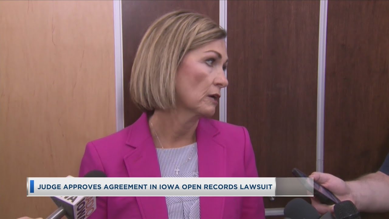 Judge Approves Agreement In Iowa Open Records Lawsuit - YouTube