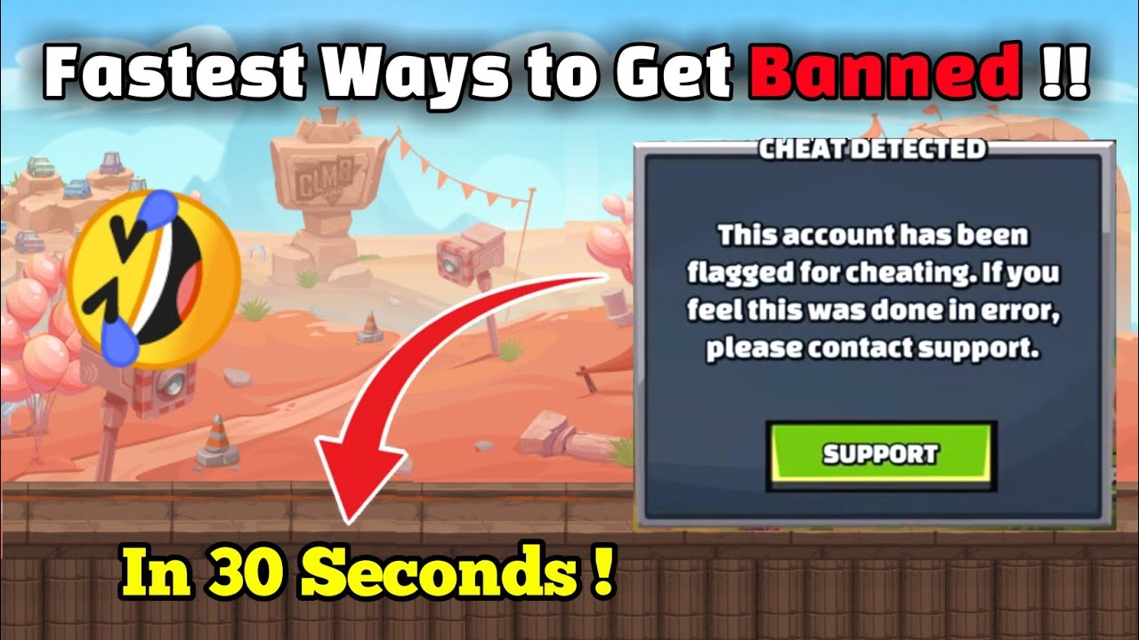 Top 7 Fastest Ways to get BANNED in HCR2 🤣🤣 - YouTube
