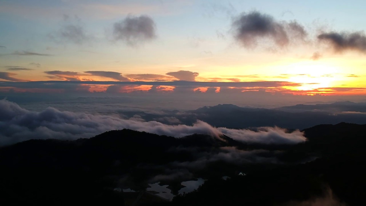 Sunrise @ Mount Ulu Kali (Genting) Drone Aerial View | DJI Spark - YouTube