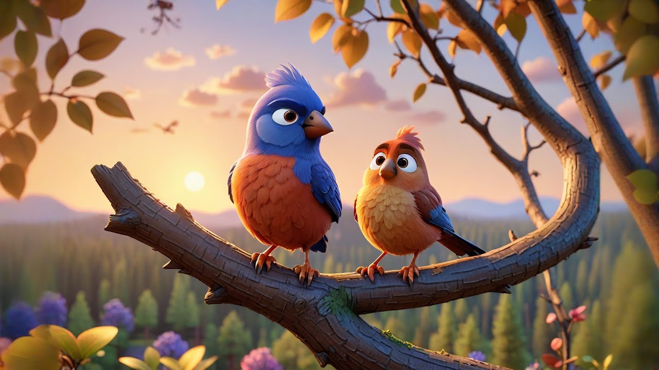 Bella Bird Sings on a Tree | Animal Song for Kids | Nursery Rhymes and ...