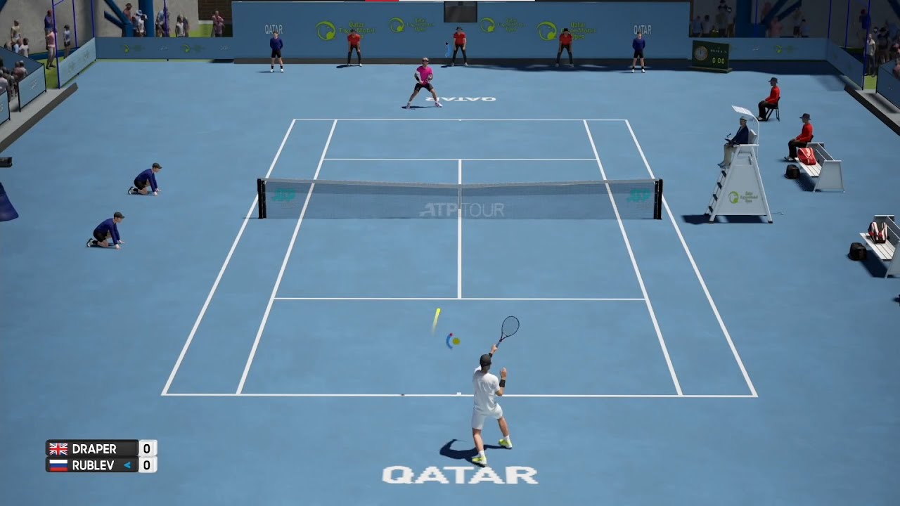 Jack Draper vs Andrey Rublev ATP Doha 25 [1080x60 fps] AO International ...