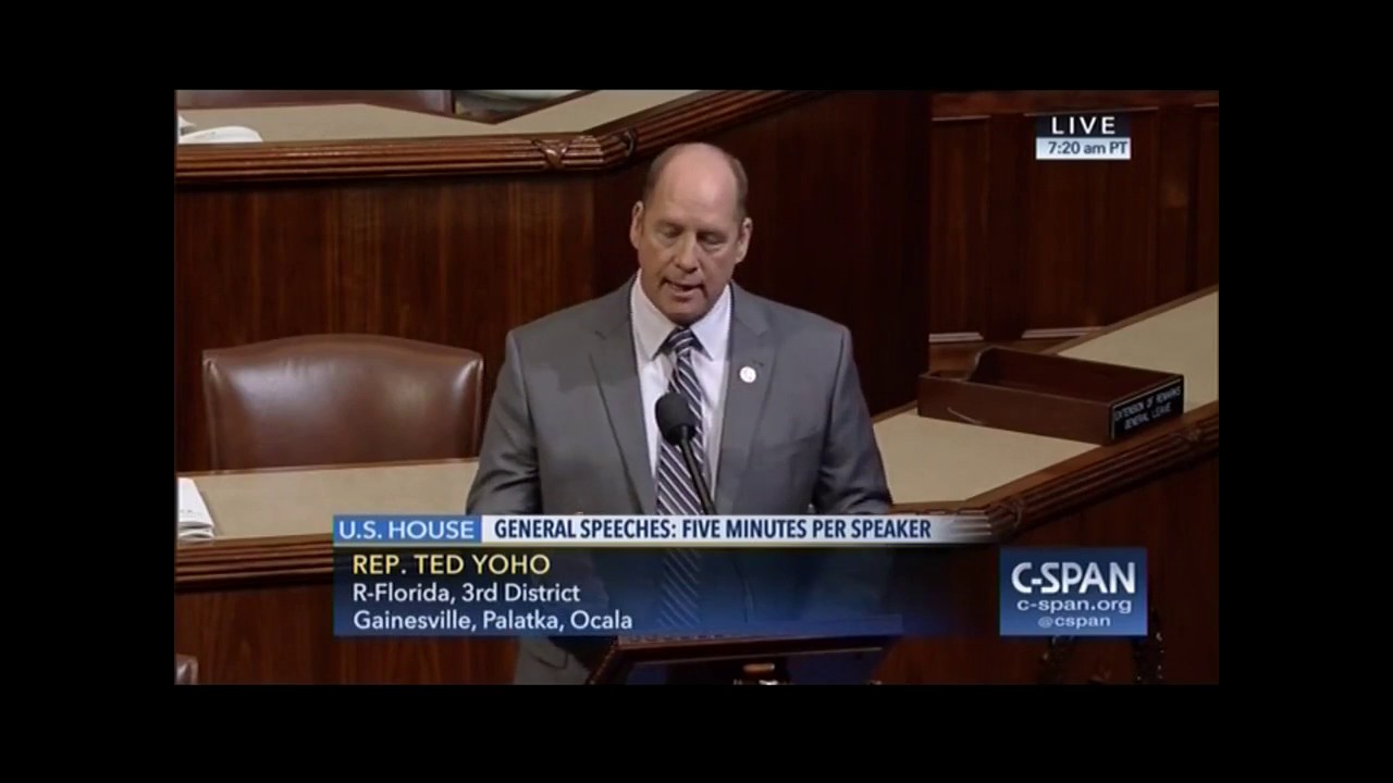 Rep. Yoho Speech Celebrating African American History Month - YouTube