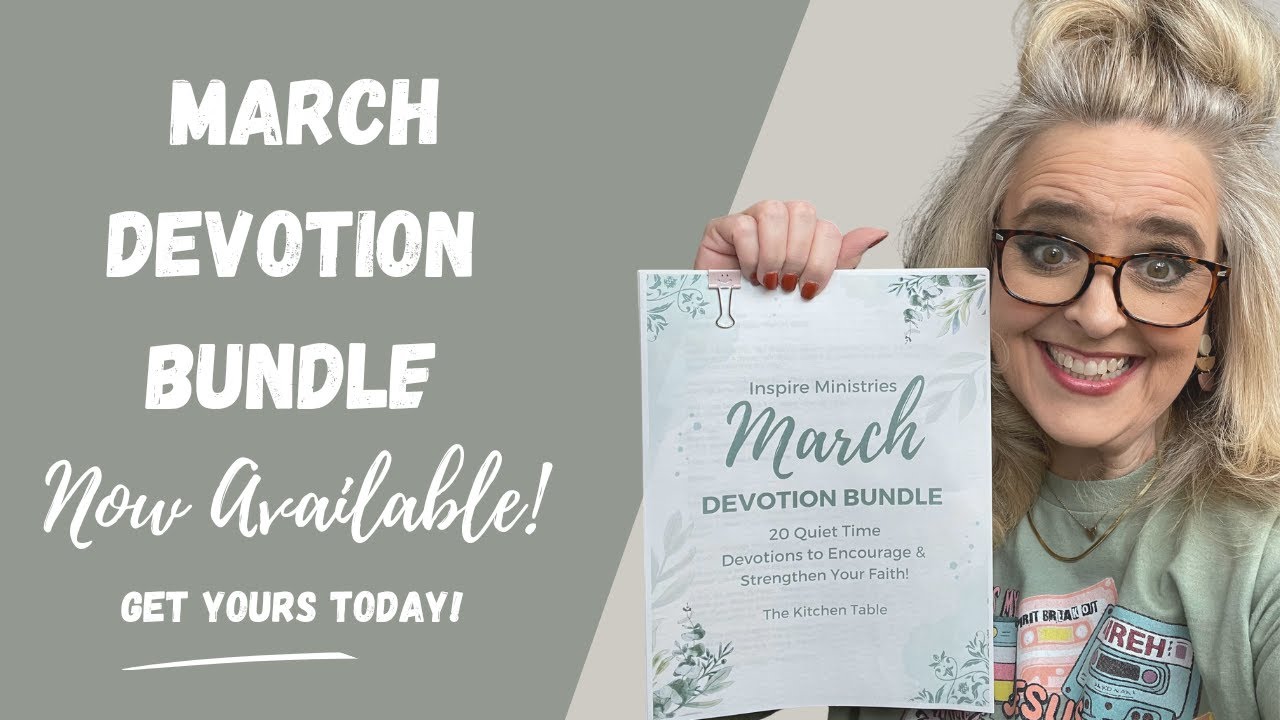 March Devotion Bundle Available For Purchase! - YouTube