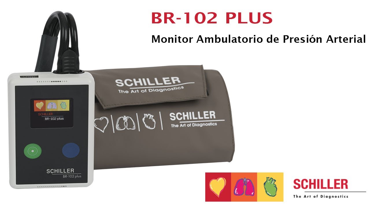 Monitoreo Ambulatorio de Presión Arterial el BR-102 Plus de Schiller # ...