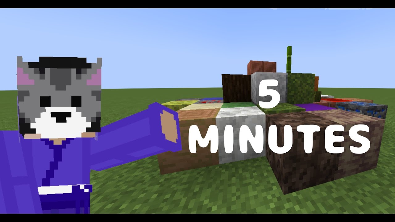 [Minecraft] How many blocks can I get in 5 minutes? - YouTube
