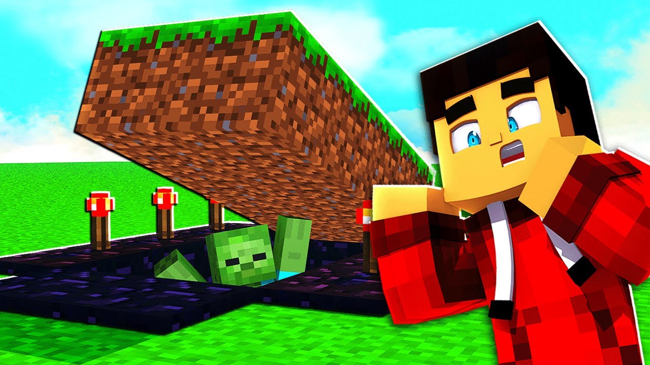 I Found a SECRET Underground ZOMBIE Base (Camp Minecraft) - YouTube