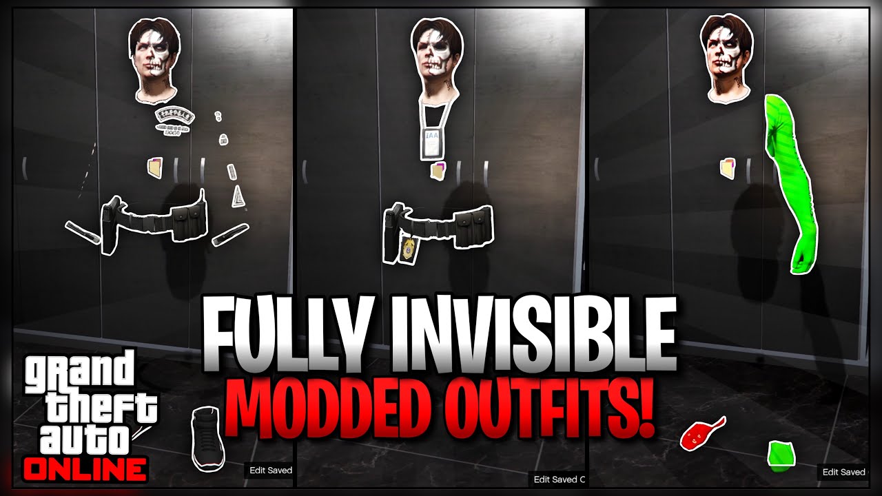 *NEW* HOW TO GET MULTIPLE FULLY INVISIBLE MODDED OUTFITS ALL AT ONCE IN ...