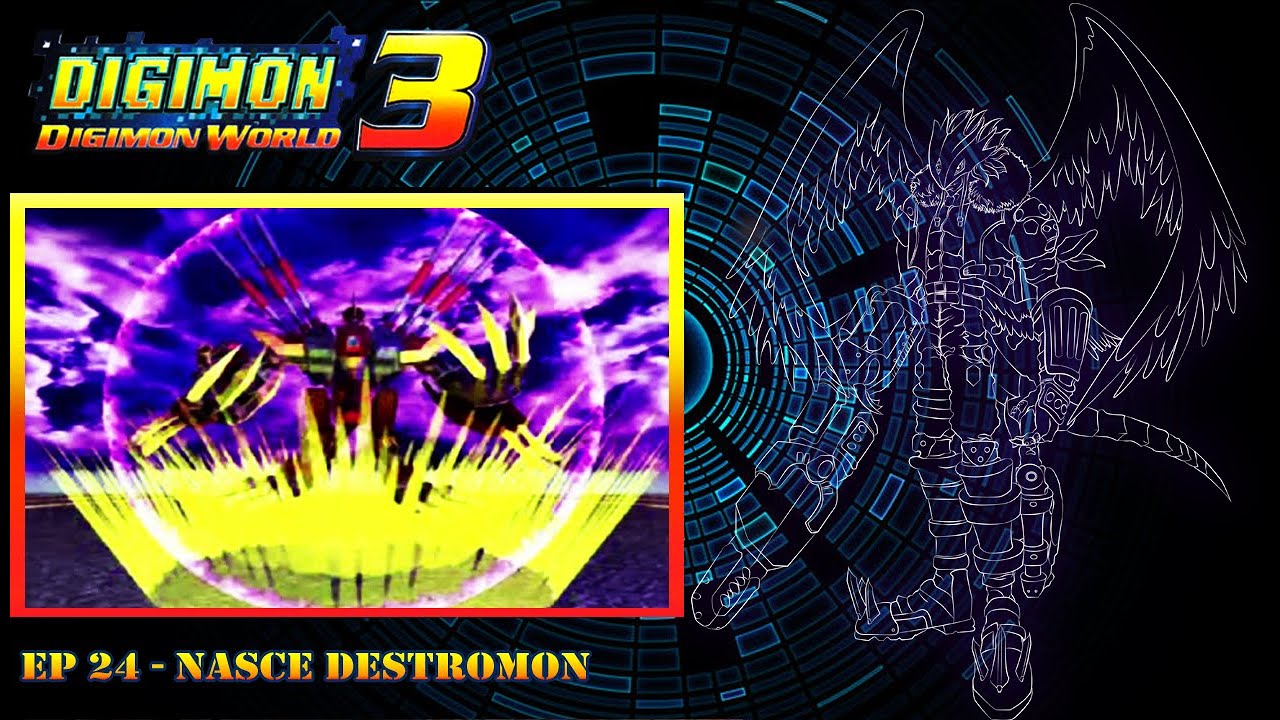 Digimon World 3 - Ep 24, Nasce Destromon - YouTube