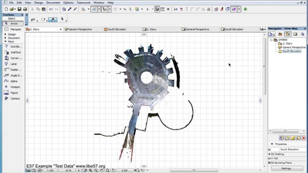Point Cloud Objects on Layouts in ARCHICAD - YouTube