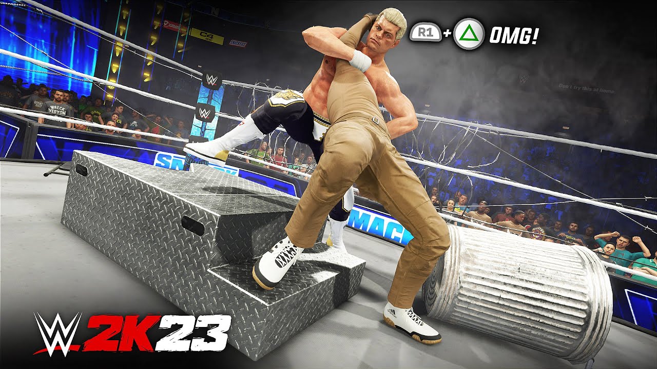 Insane Extreme Moments in WWE2K23 - You Won't Believe! - YouTube
