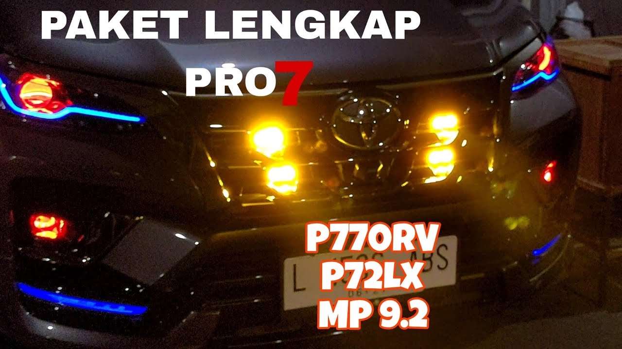 PASANG #PRO7 LAGI DI TOYOTA FORTUNER 1GD GR SPORT P770RV X P72FX #VLOG4 ...