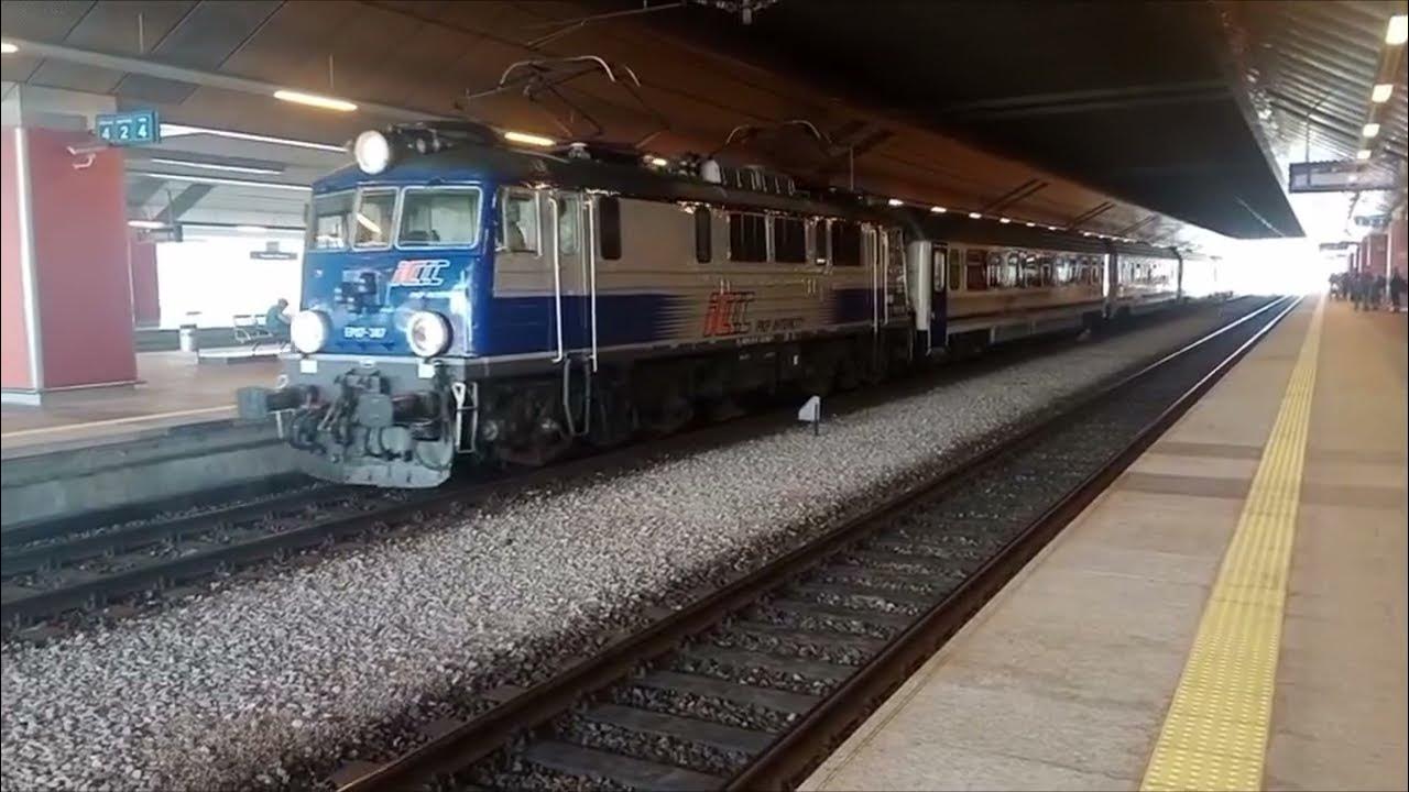EP07-387 z IC MIECHOWITA do Piły Gł. odjeżdża ze stacji Kraków Gł. 6.06.2024 - YouTube