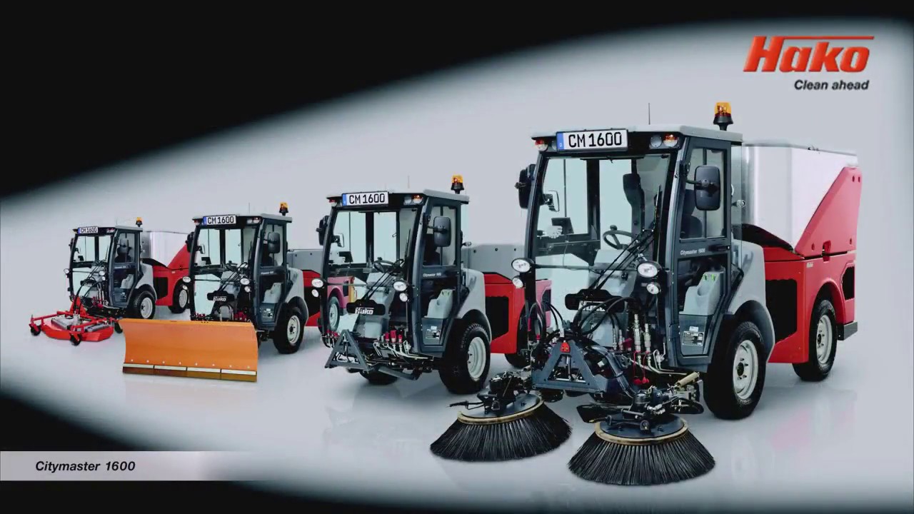 Hako Citymaster 1600 Outdoor Cleaning Machine. - YouTube
