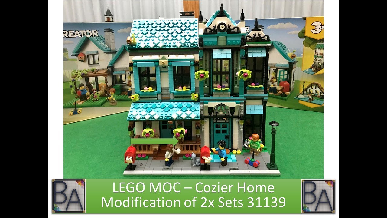 LEGO MOC - I finally got 2x Cozy House sets and turned them into a ...