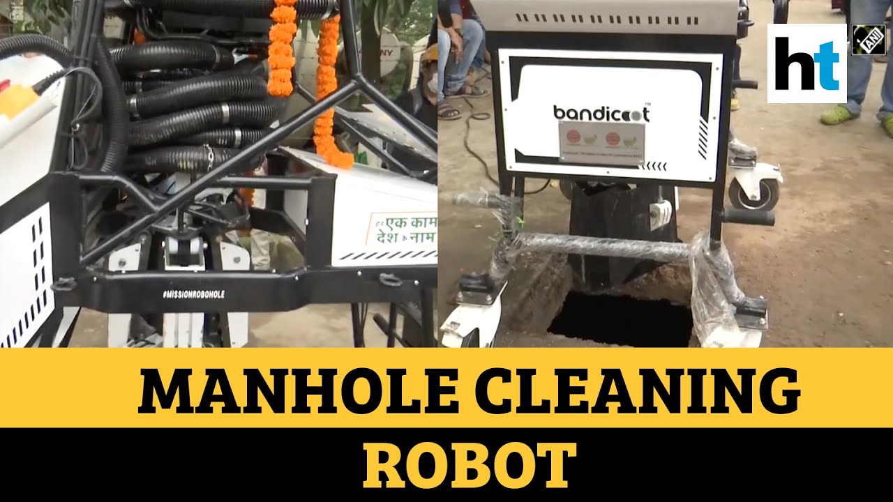 'BANDICOOT': Guwahati gets Northeast's first manhole cleaning robot ...