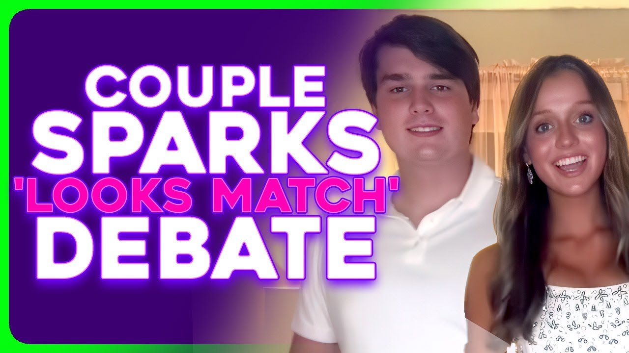 Viral College Couple Sparks HEATED 'Looks Match' Debate - YouTube