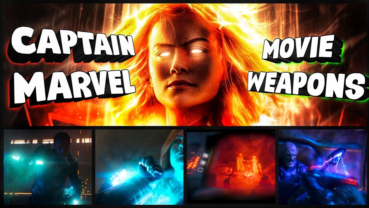 Captain Marvel Unique and Powerful movie Weapons in Hindi Explained ...