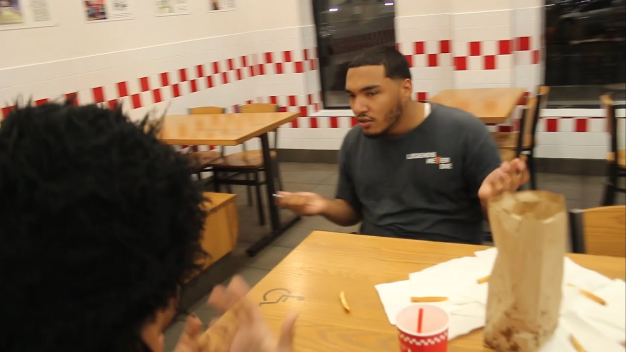WE SHOT A VIDEO AT FIVE GUYS... - YouTube