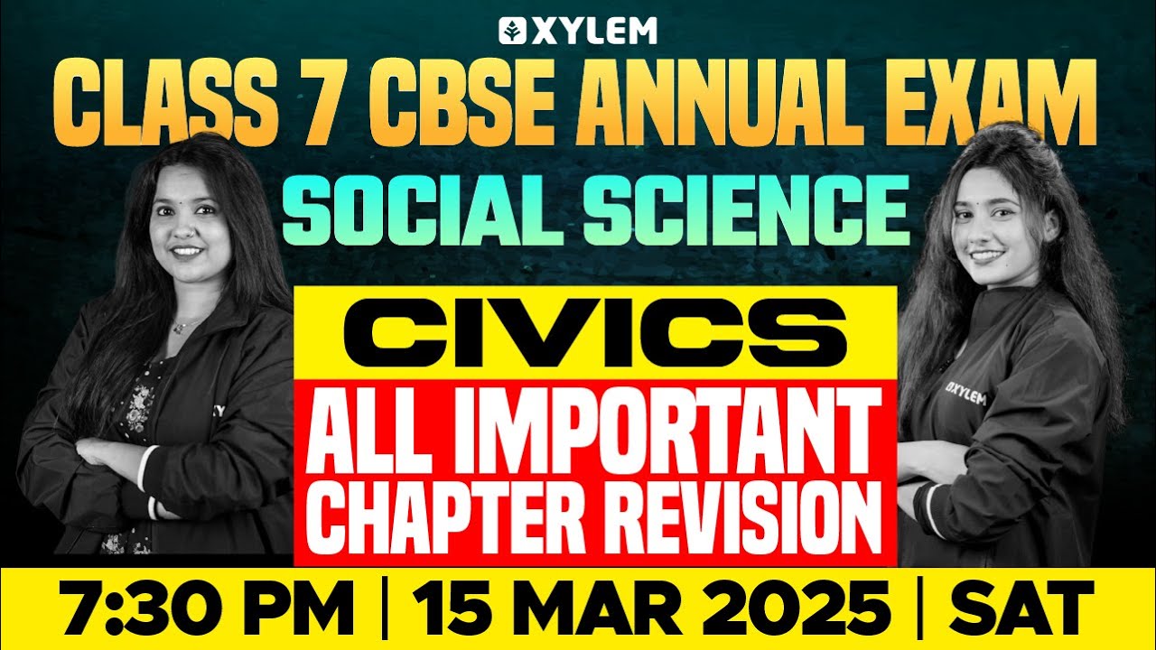 Class 7 CBSE Social Science | Civics - All Important Chapter Revision ...