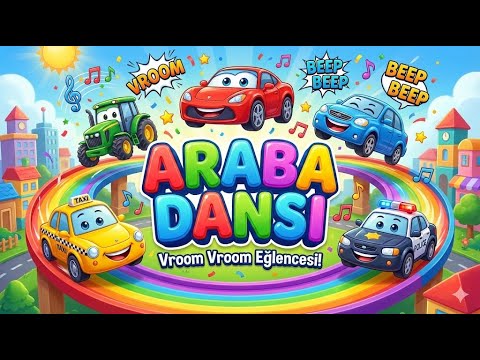 🚗 Araba Dansı Şarkısı - Vroom Vroom! | Renkleri Öğrenelim
