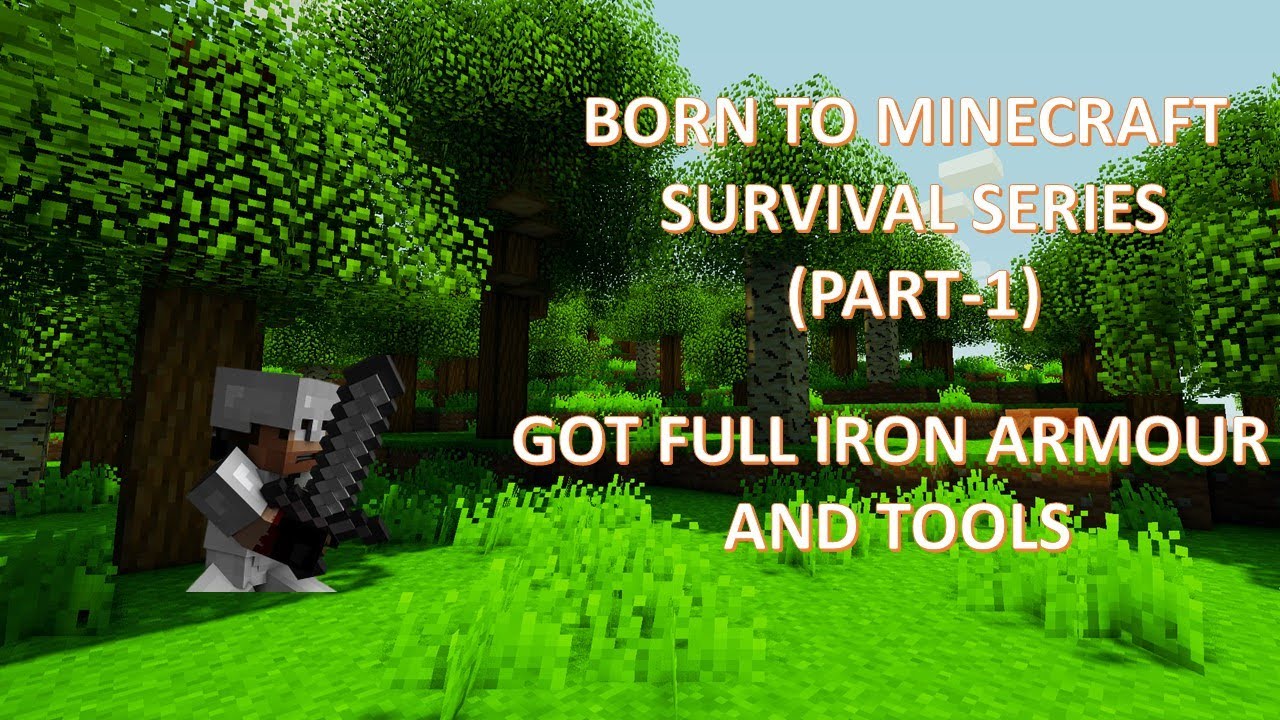 Born To Minecraft | Survival series | #1 - YouTube