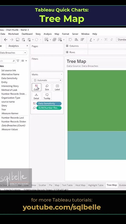 #Tableau Tree Map #tableaututorial #tableauvisualization #chart #tableautips #tutorial - YouTube
